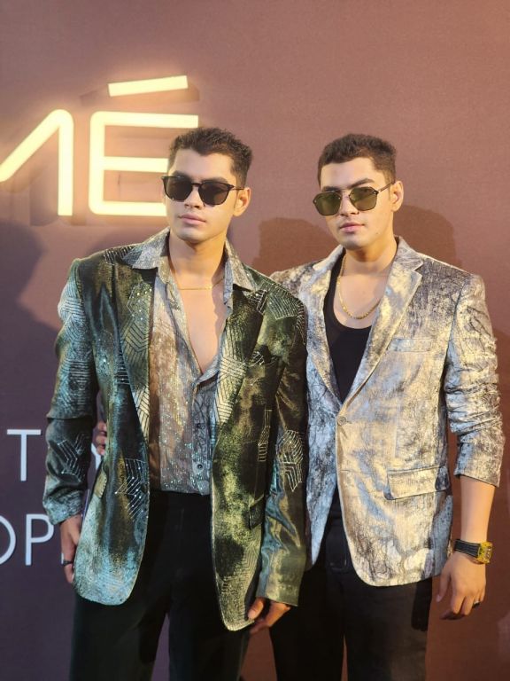 Sobo Guys in our Forest Printed Velvet Blazer from Matrix Collection